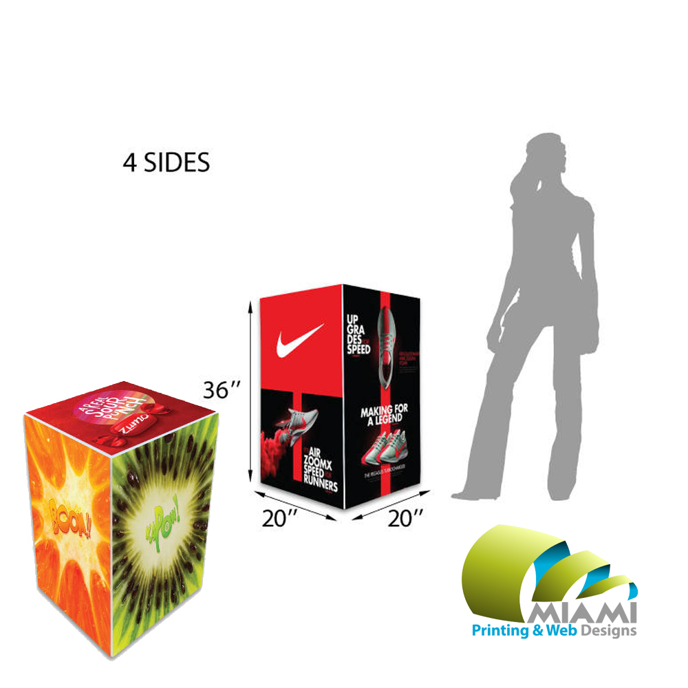 Coroplast Display Towers – Miami Printing and Web Designs